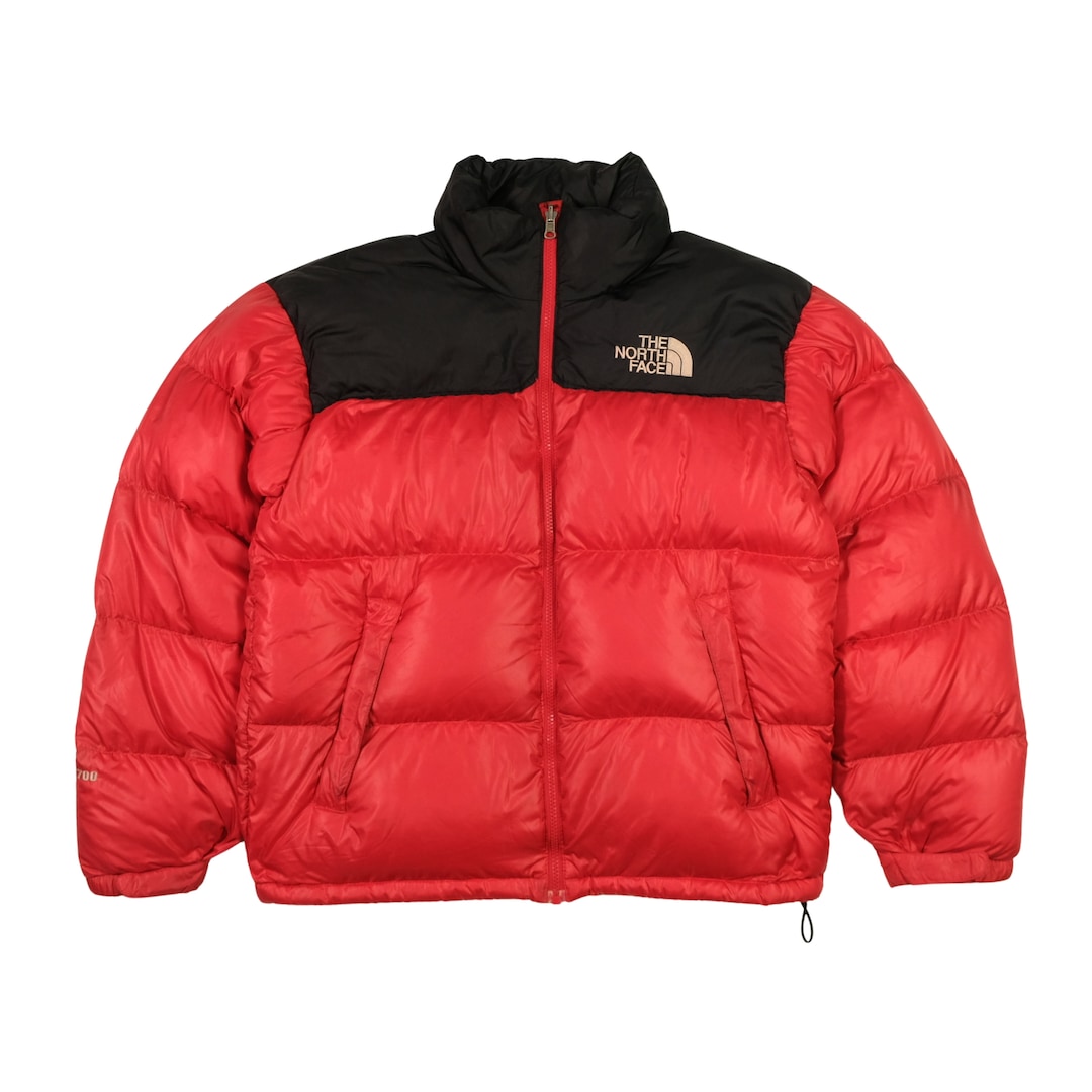 Red North Face Puffer