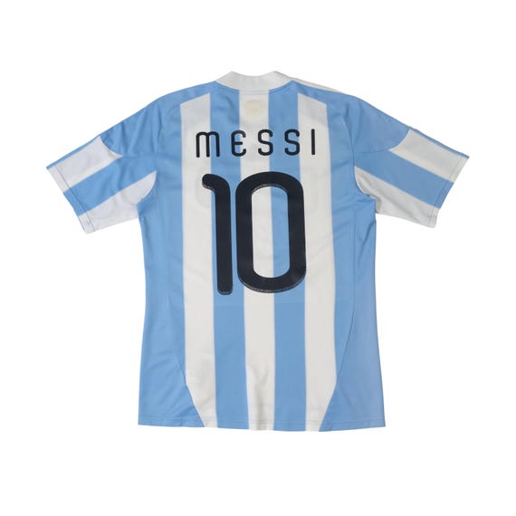 2010/11 Argentina Home Shirt Adidas Messi (S) - Gem