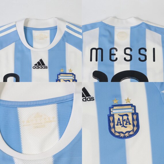 2010/11 Argentina Home Shirt Adidas Messi (S) - Gem