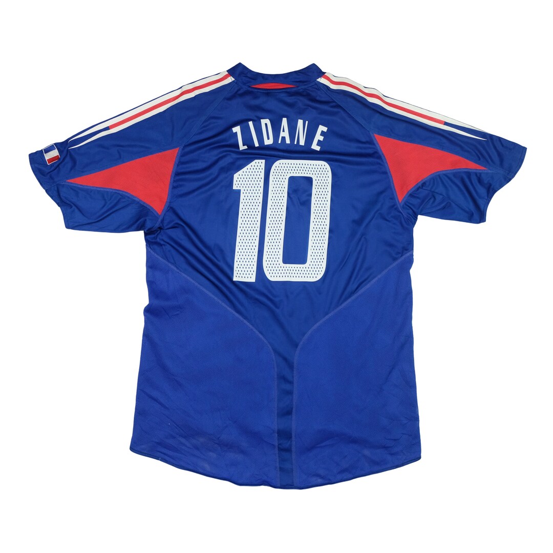 France Original Zidane 2004/2006 Adidas Home Football Shirt Large - Etsy UK