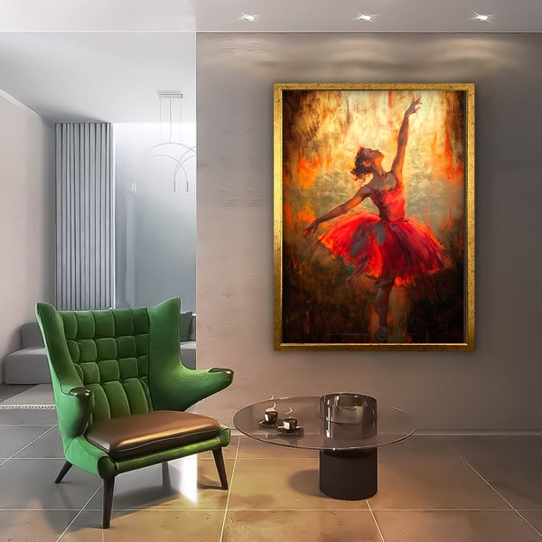 Woman in Red Dress - Etsy