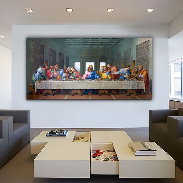 Leonardo Da Vinci Last Supper Print - Etsy