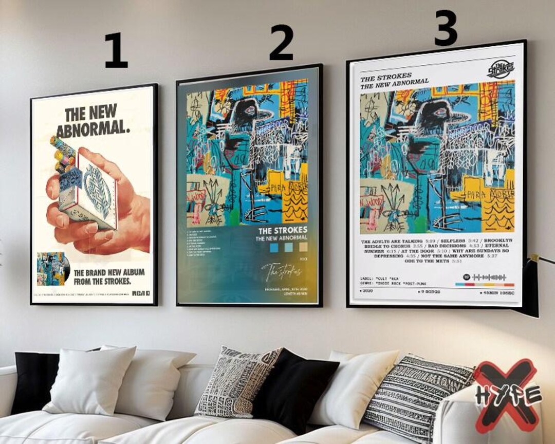 The Strokes Poster Print the New Abnormal Poster - Etsy