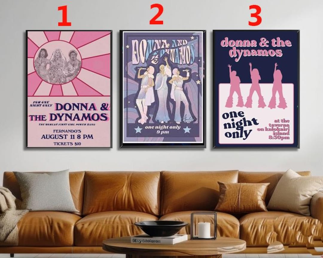 Donna and the Dynamos Poster Wall Art - Etsy