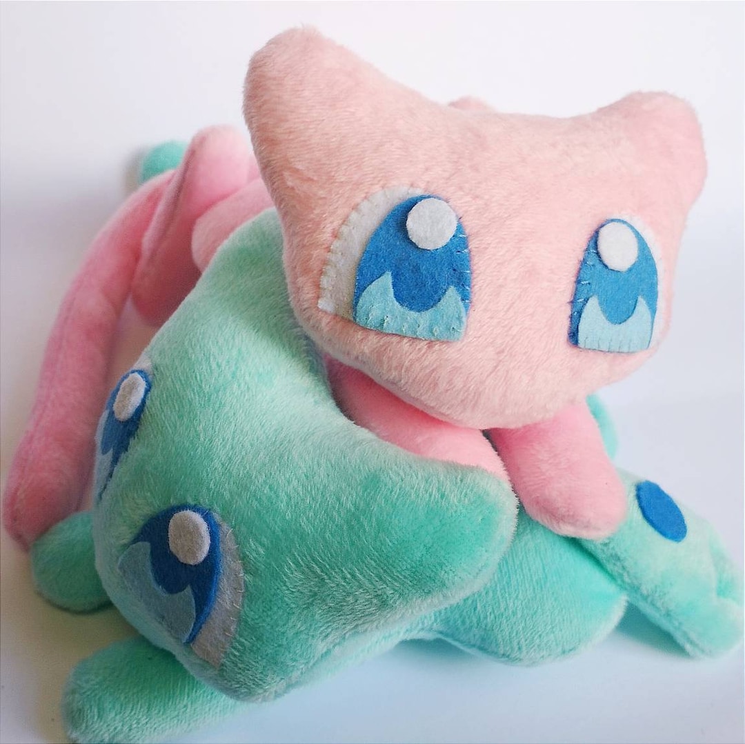 Baby Pokemon Mew Soft Crochet Doll Crochet Kawaii Mew Pikachu Cute ...