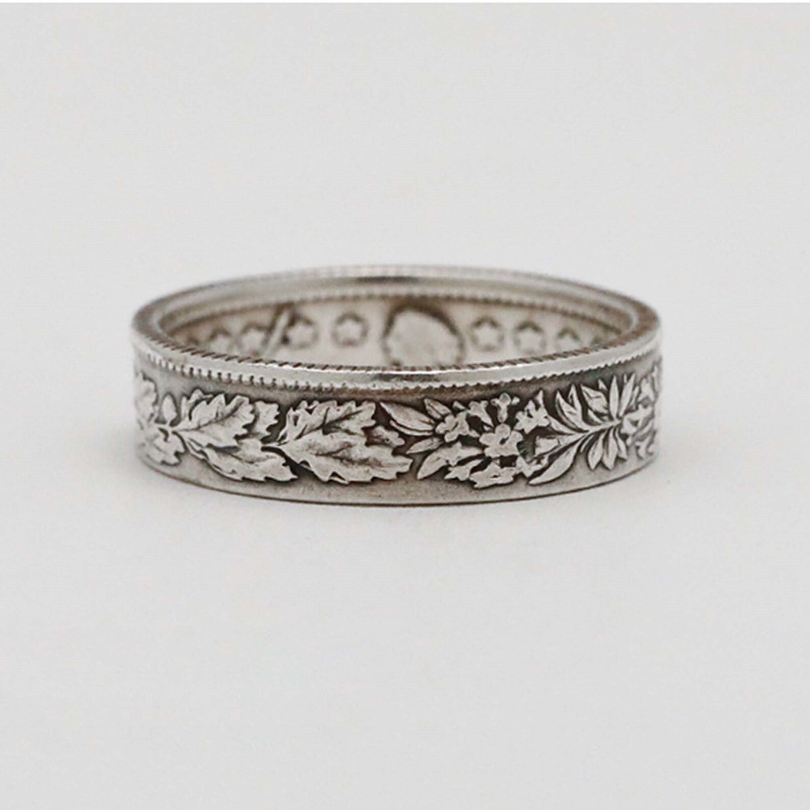 Men's Ringspersonalized Vintage Ringssilver Coin - Etsy UK