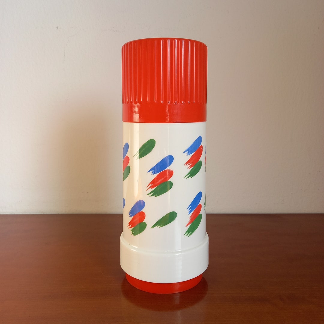 Small Vintage 80's Thermos Flask by Rotpunkt , DR. Zimmermann , Made in ...