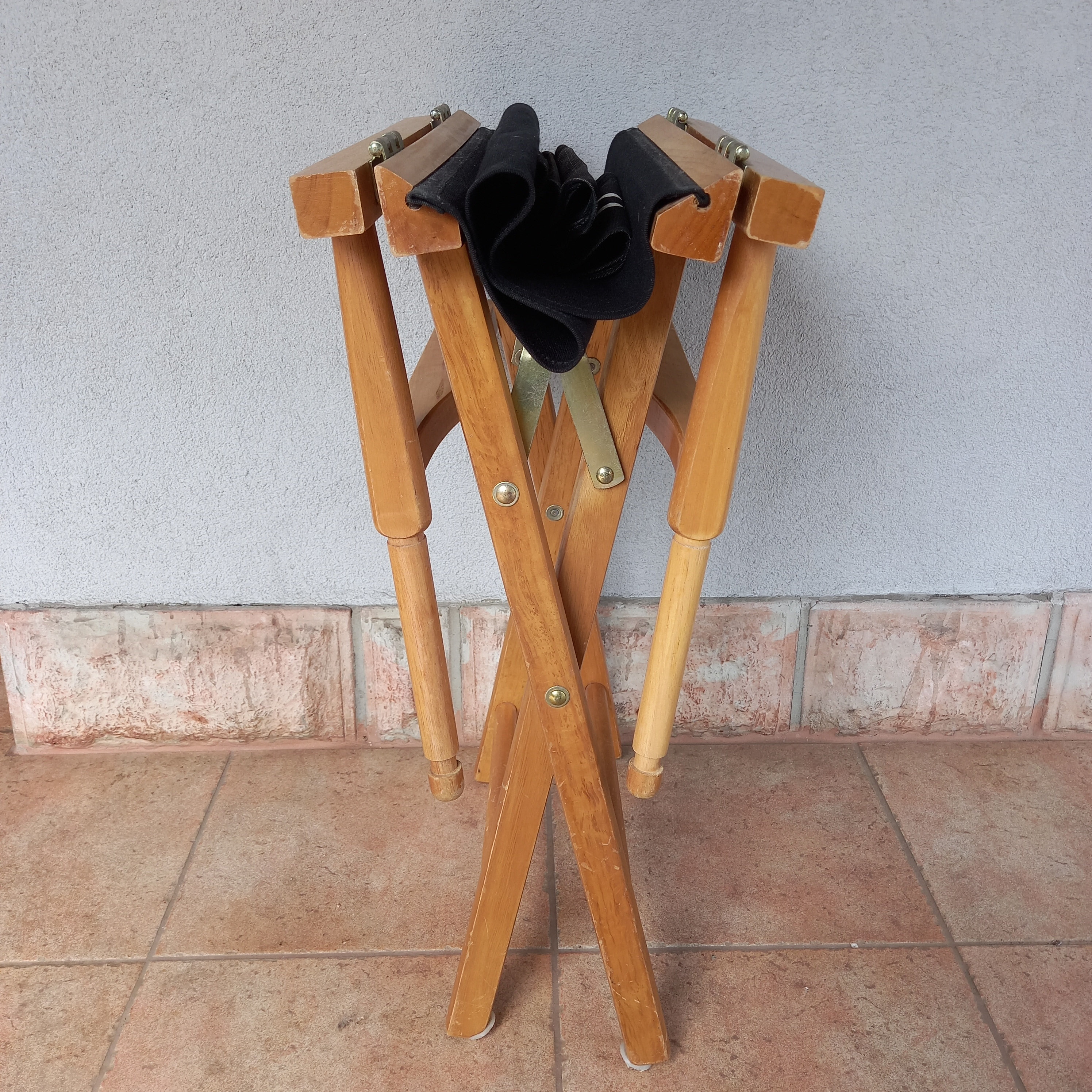 Wooden Director Chair, Vintage Folding Director Style Chair, Folding ...