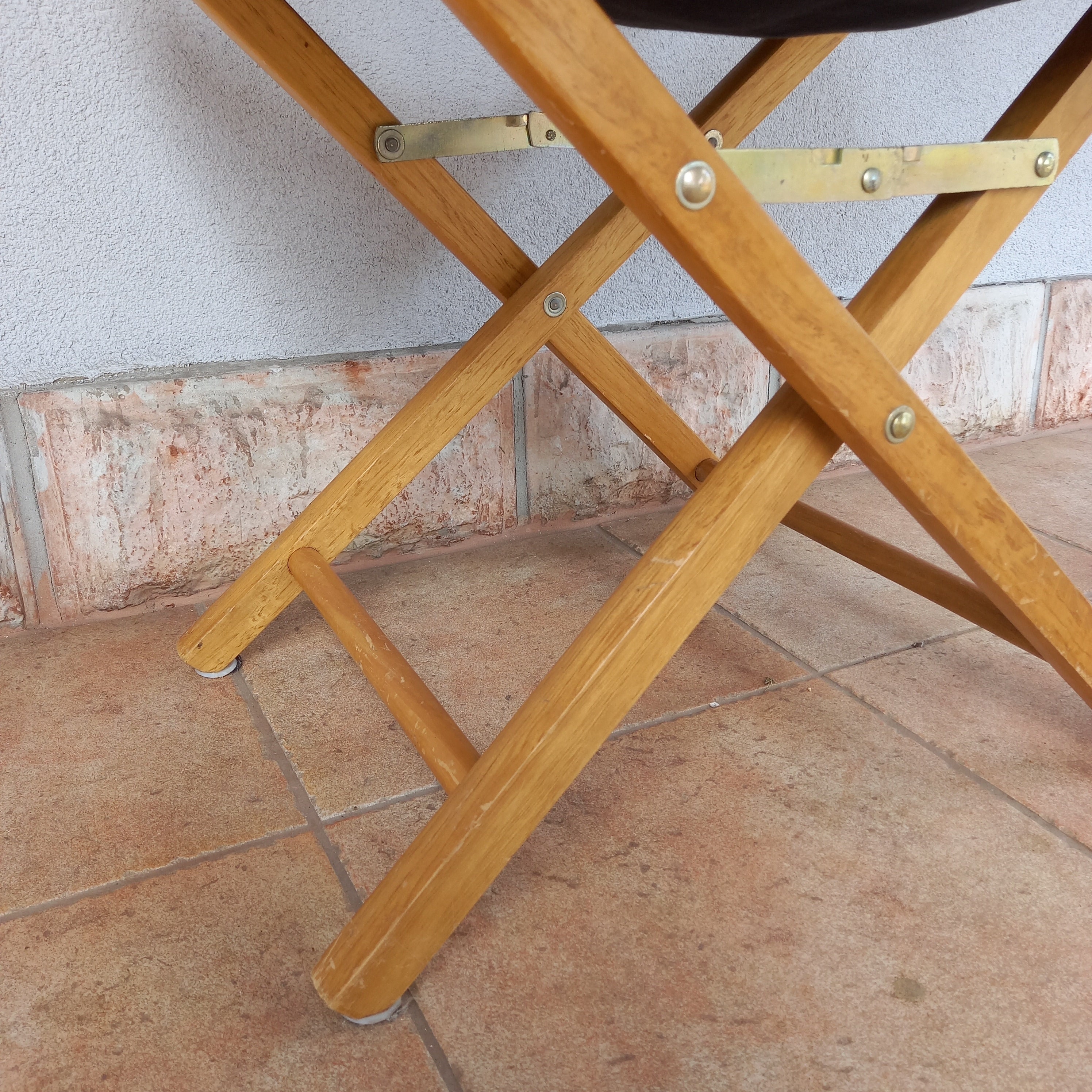 Wooden Director Chair, Vintage Folding Director Style Chair, Folding ...