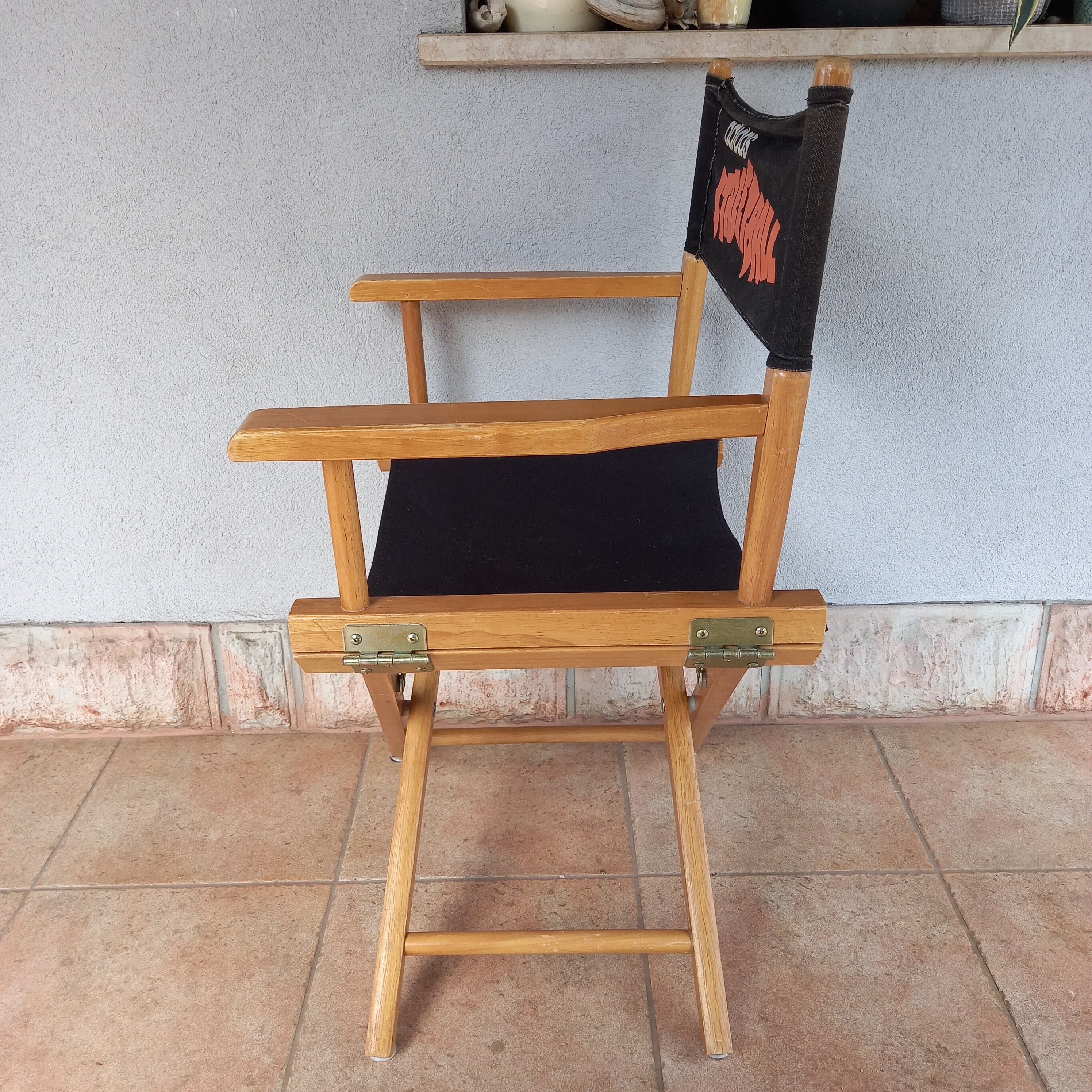 Wooden Director Chair, Vintage Folding Director Style Chair, Folding ...