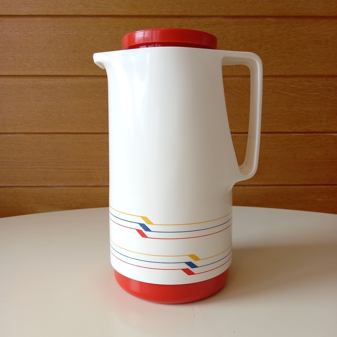 Vintage Thermos Plastic Flask by Dr. Zimmermann, Rotpunkt Thermos , Mid ...