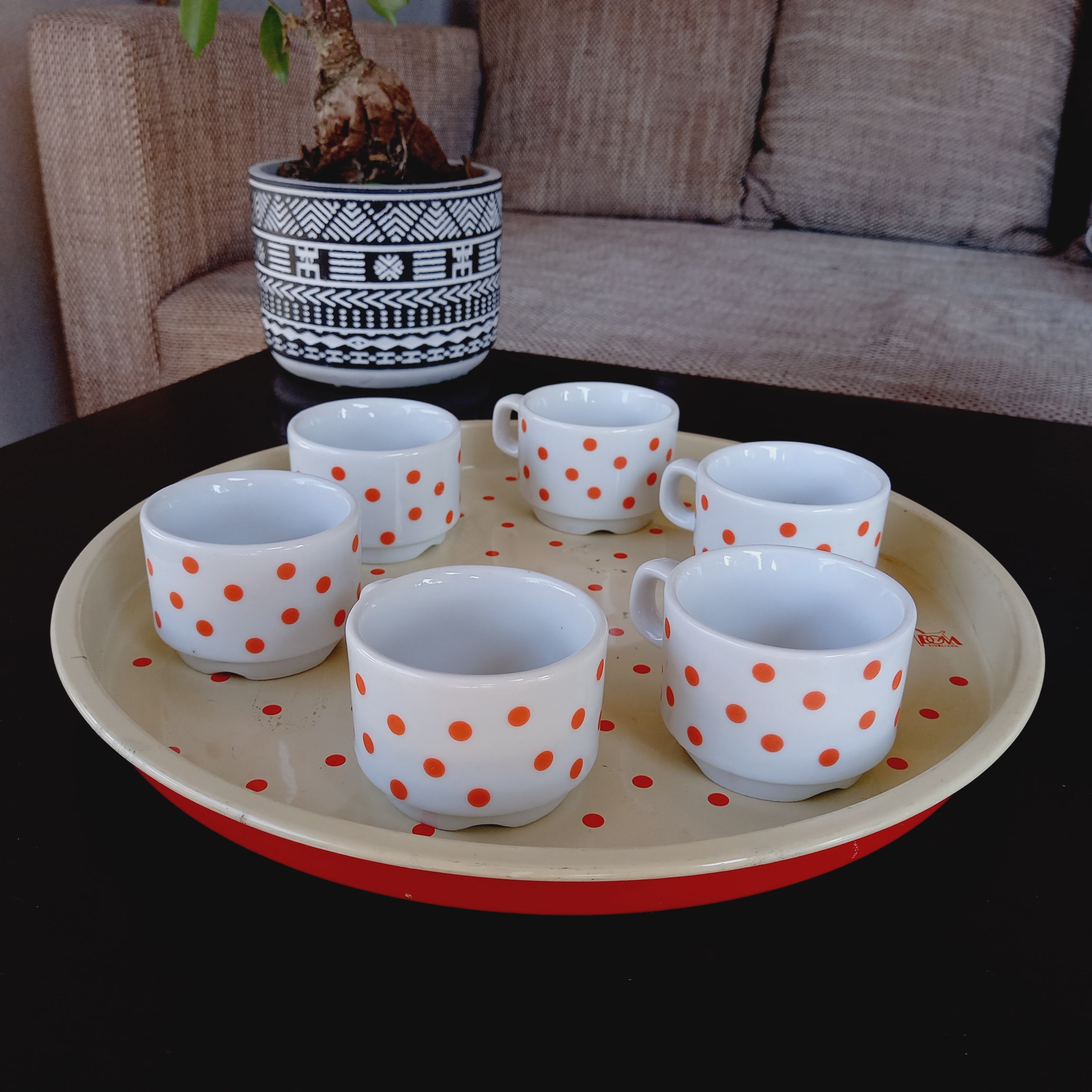 Set Of 6 Vintage Espresso Cup Made By Jugokeramika Yugoslavia Vintage set-of-6-vintage-espresso-cup-made-by-jugokeramika-yugoslavia-vintage