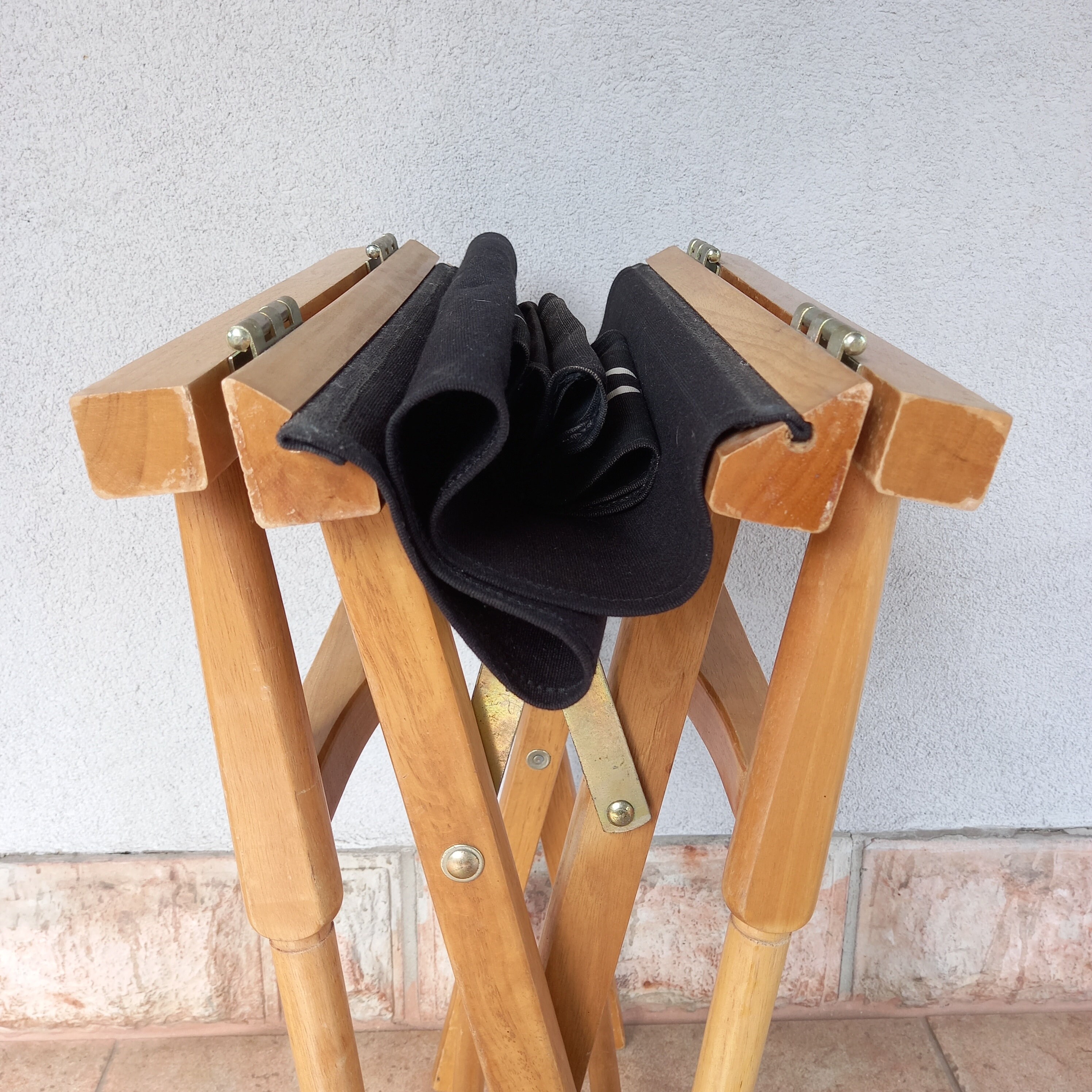 Wooden Director Chair, Vintage Folding Director Style Chair, Folding ...