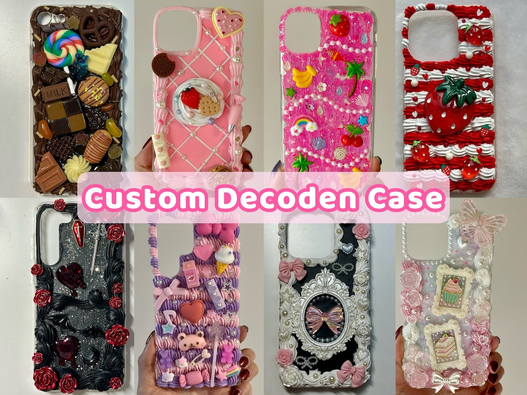 Custom Decoden Phone Case Customized Handmade Decoden Case for iPhone ...