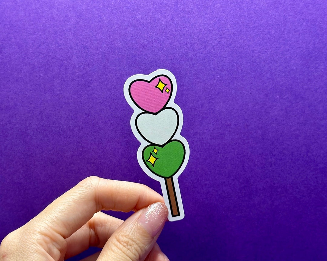 Kawaii Mochi Vinyl Sticker - Asian Food Sticker - Laptop Sticker ...