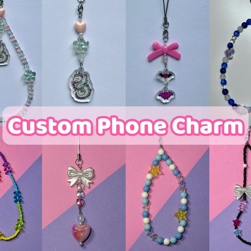 Phone Charm - Etsy