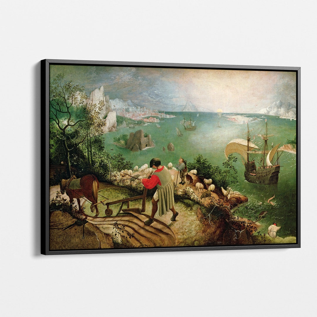 Landscape With the Fall of Icarus by Pieter Brueghel Canvas Art Wall ...