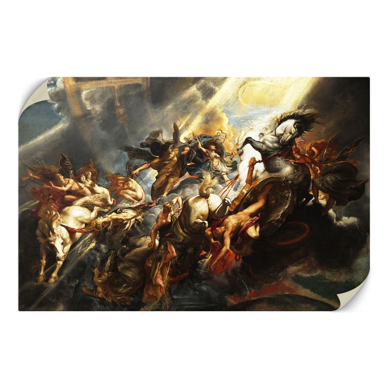 The Fall of Phaeton by Peter Paul Rubens Canvas Wall Art Print Decor ...