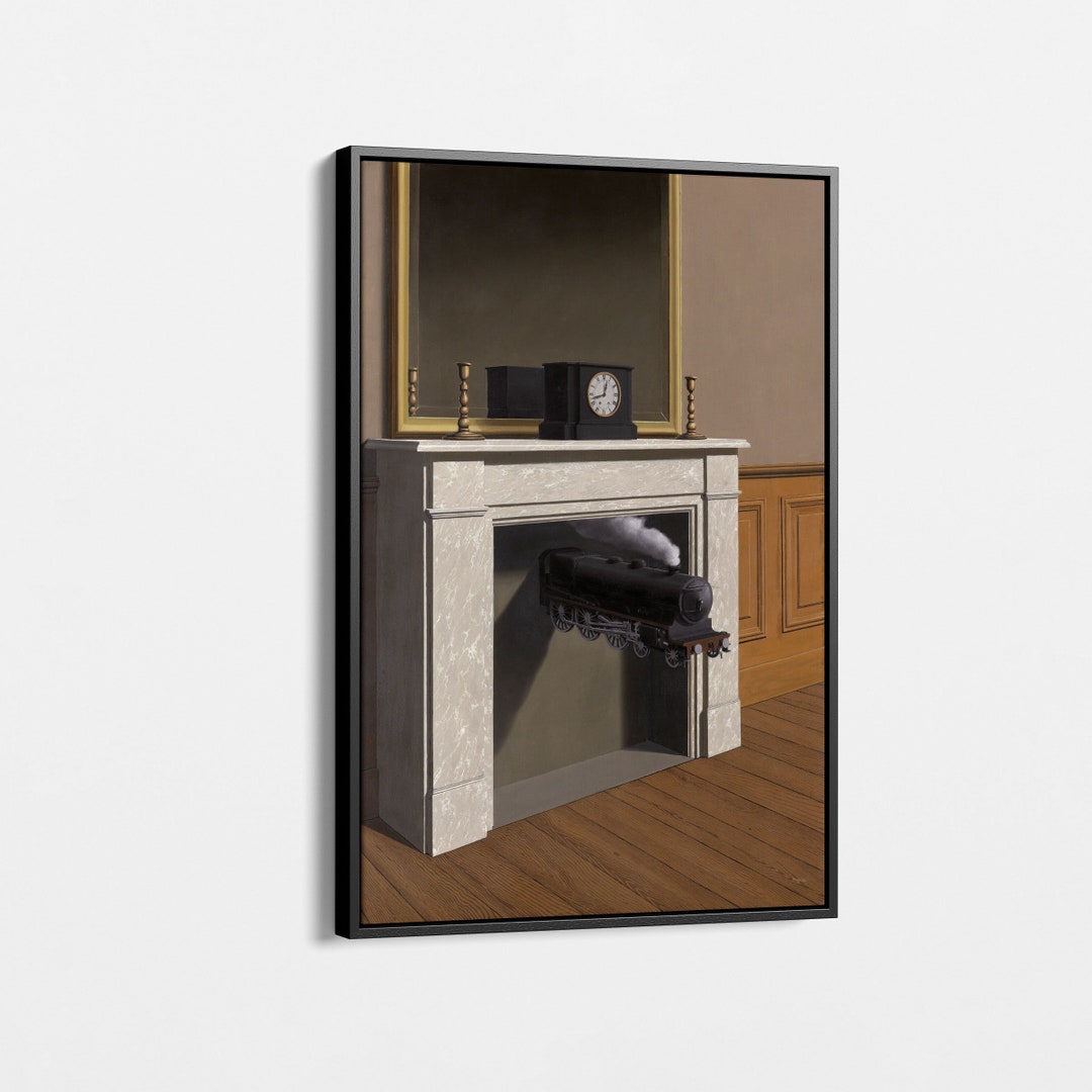 Time Transfixed by Rene Magritte - Premium Canvas Wall Art Print ...
