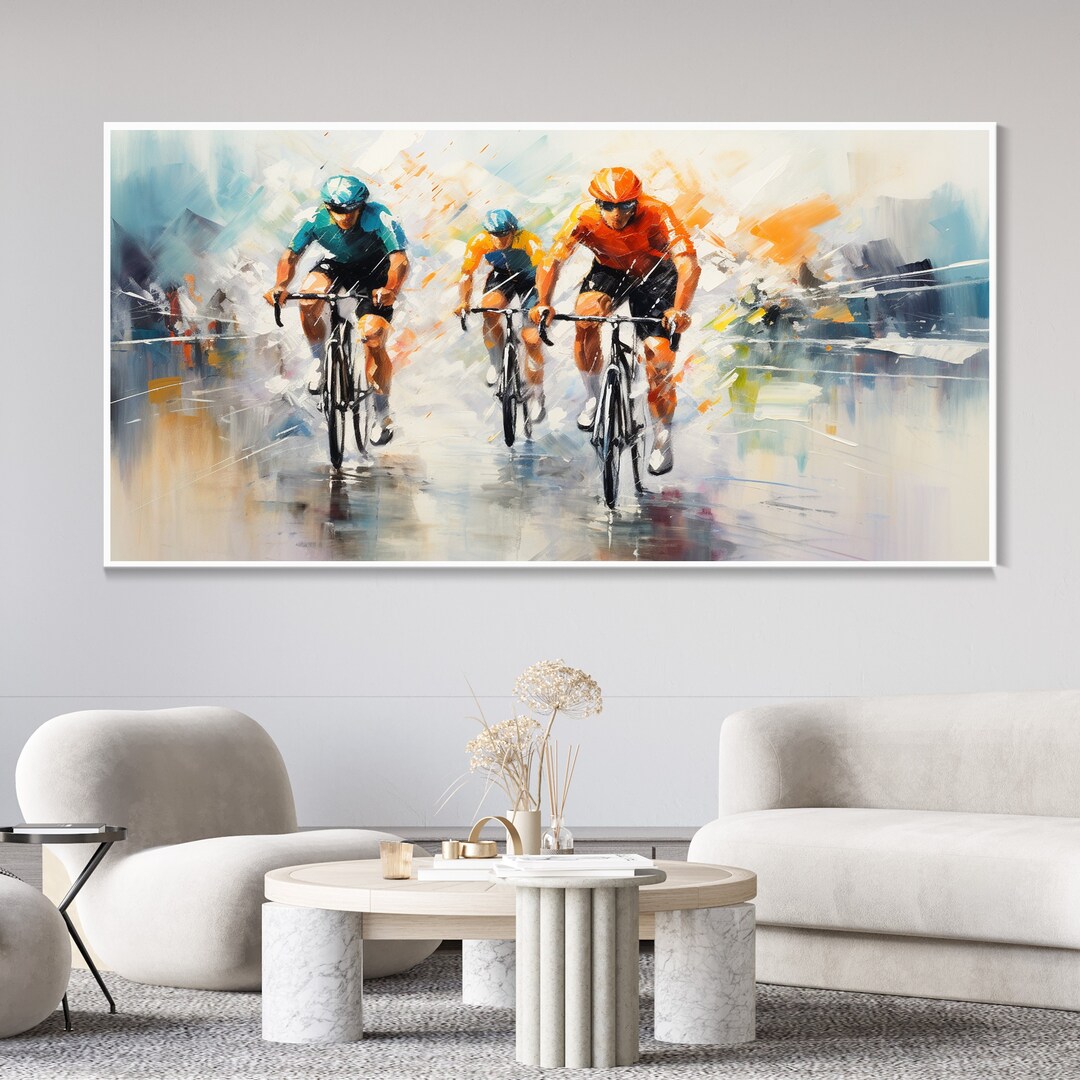 Customized Mountain Bike Art, Original Racer Portraits, Extreme Sports ...