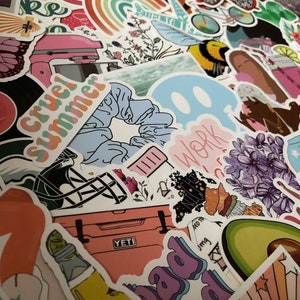 10-30 Random Cute Summer Aesthetic Stickers - Etsy UK