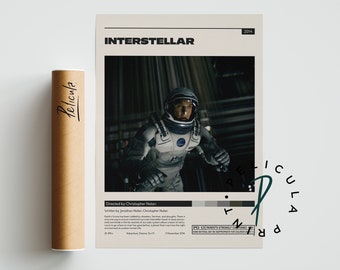 Interstellar Vintage Movie Poster - Etsy