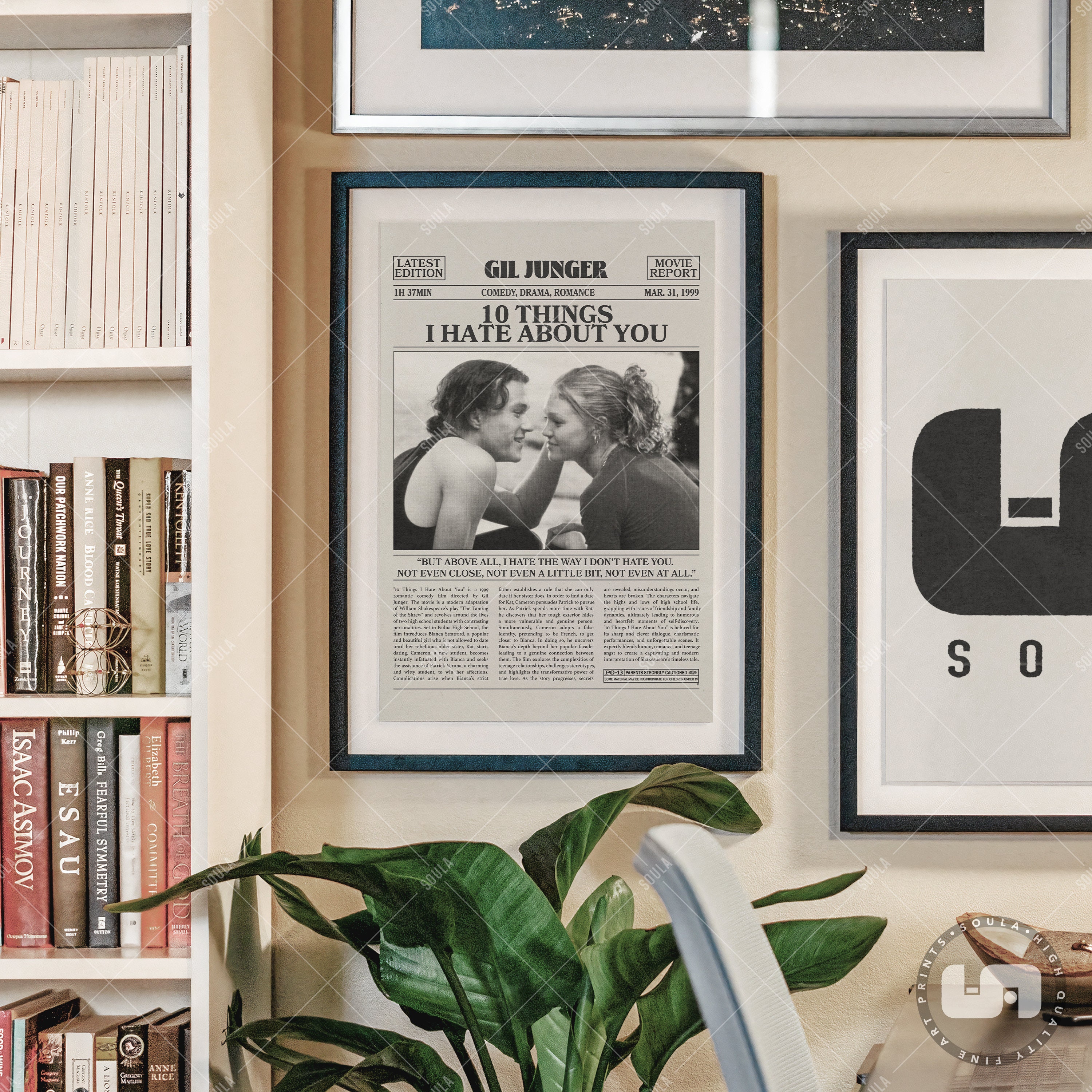 10 Things I Hate About You, Gil Junger, Retro Movie Poster sold by ...