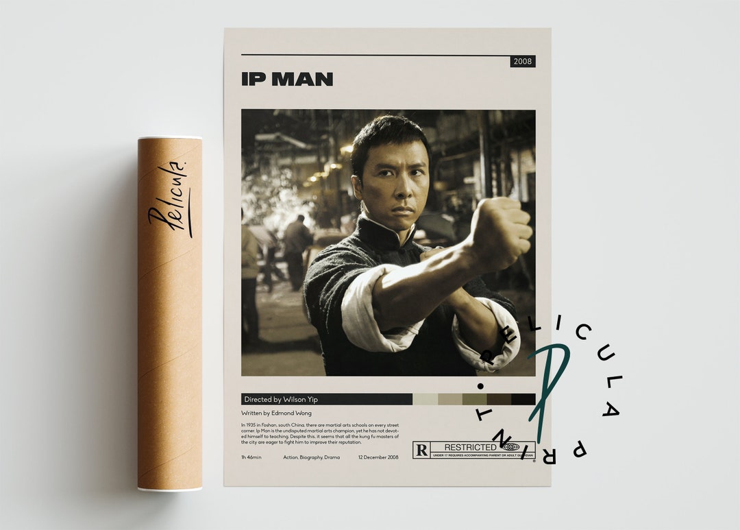 Ip Man Poster Wilson Yip Minimalist Movie Poster Vintage - Etsy