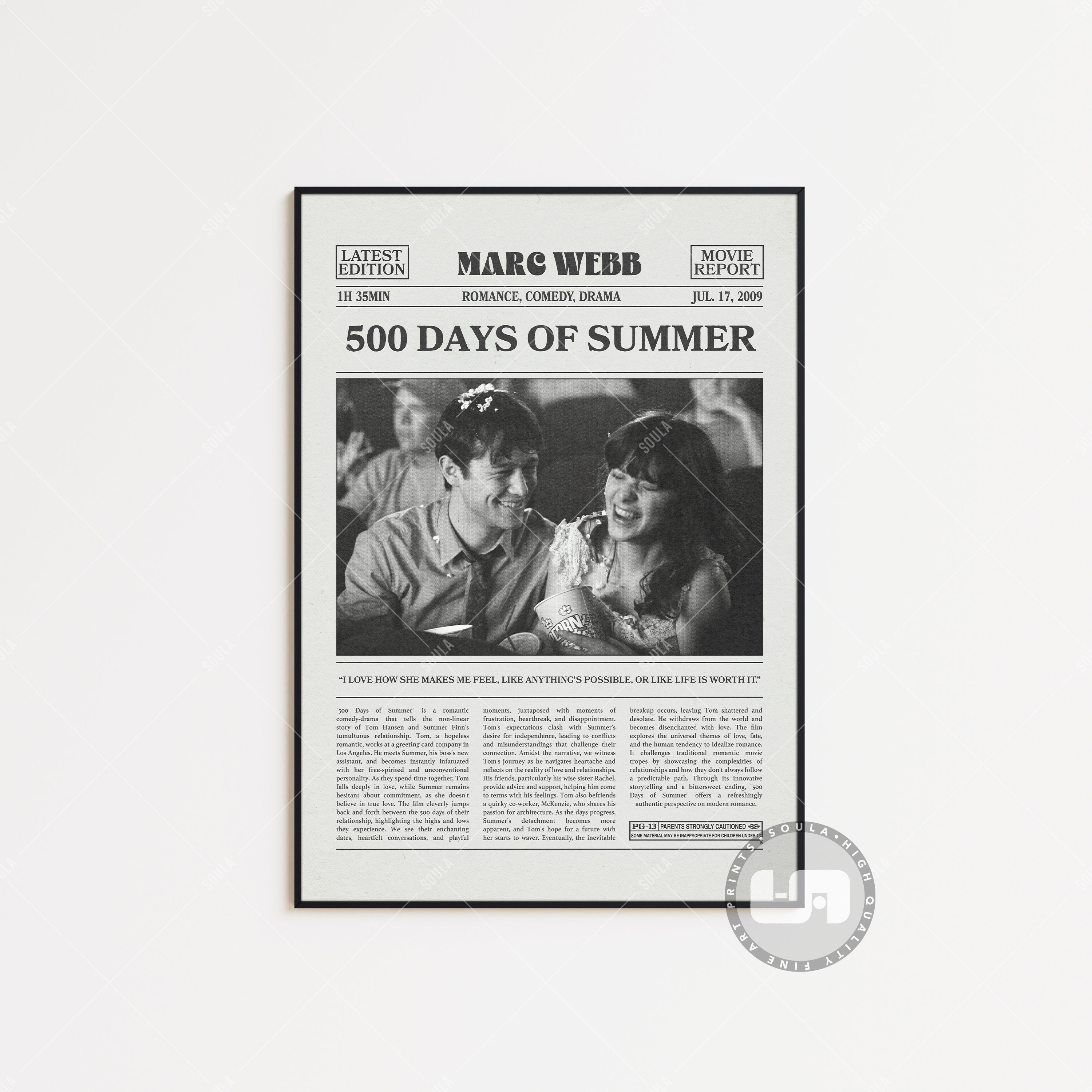 500 Days Of Summer Poster Make Your Own