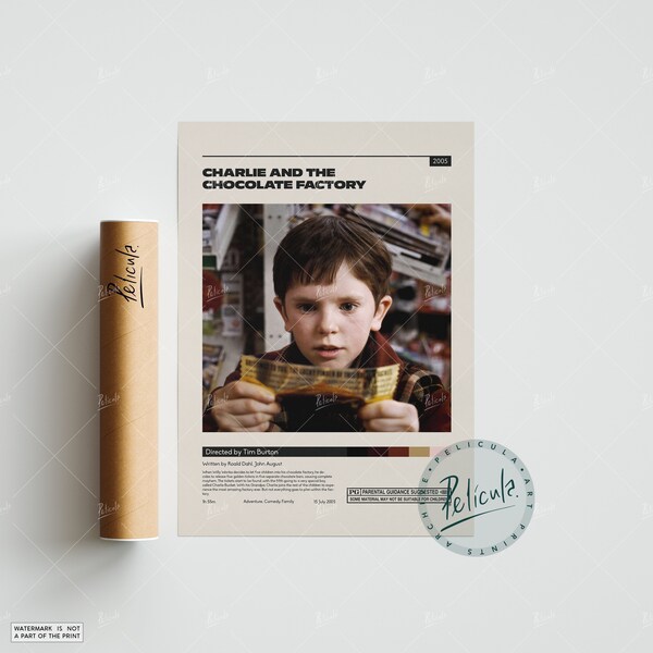 Charlie and the Chocolate Factory Print - Etsy