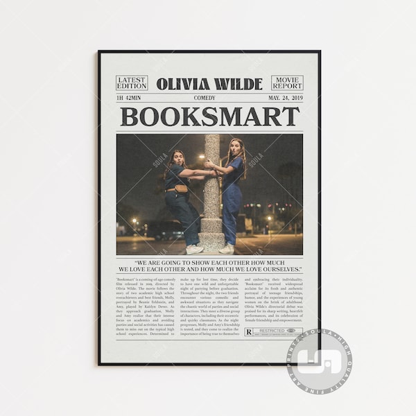 Booksmart Print - Etsy