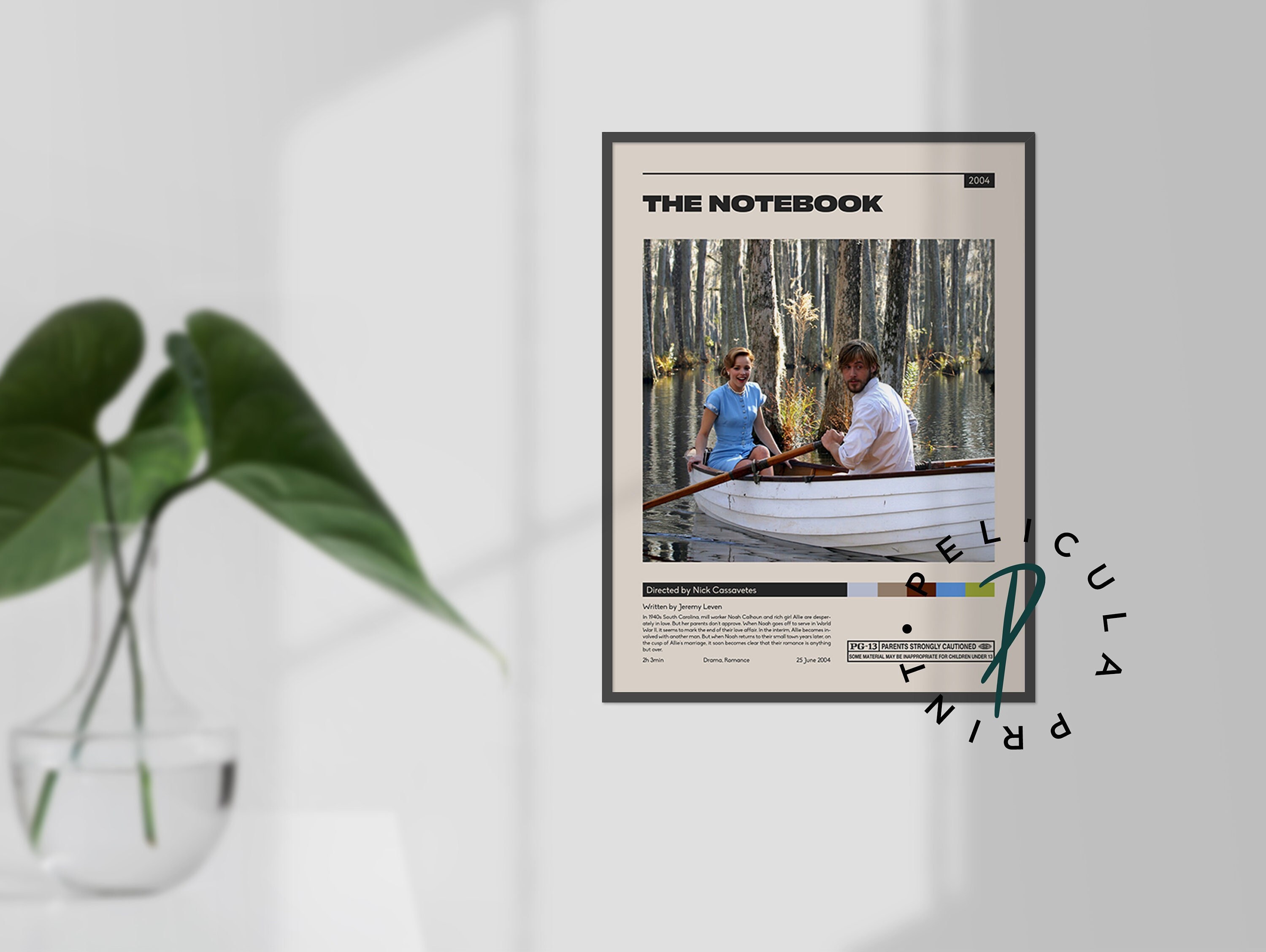 The Notebook Poster, Nick Cassavetes | Minimalist Movie Poster sold by ...