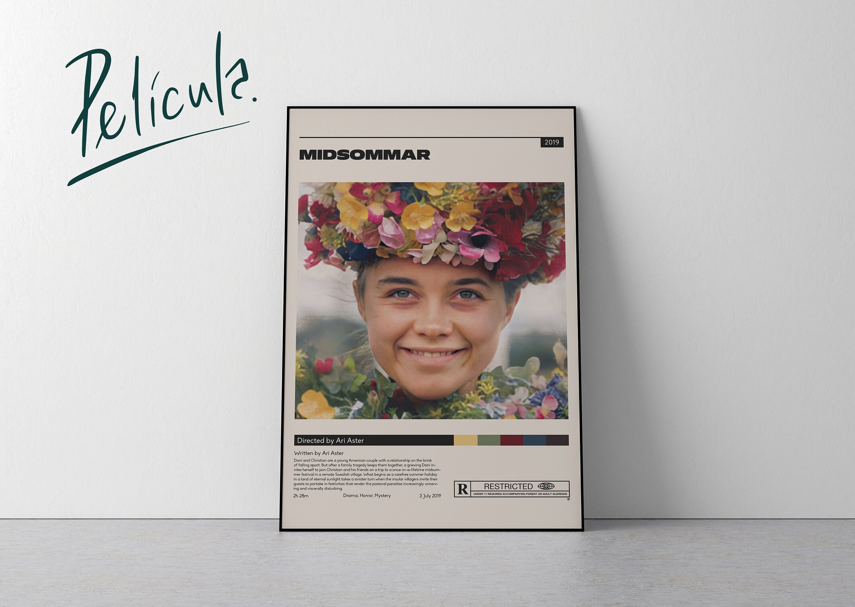 Midsommar | Ari Aster | Minimalist Movie Poster | Vintage Retro Art ...