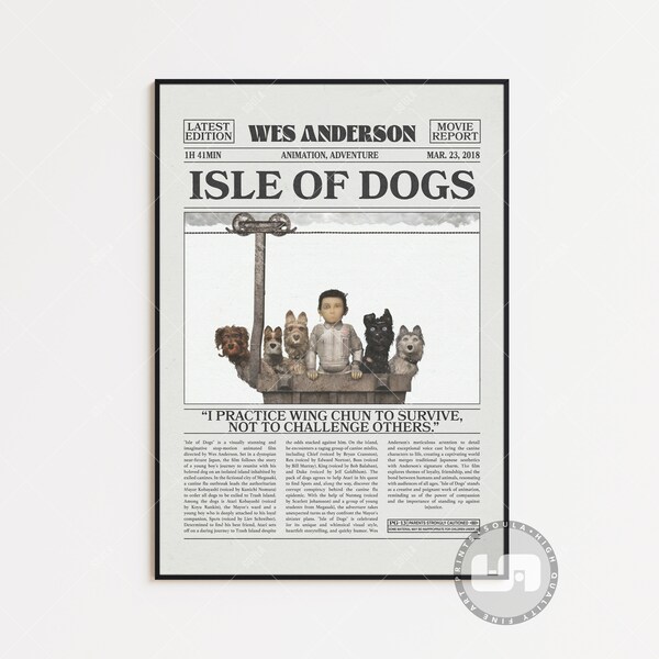 Isle of Dogs Poster - Etsy