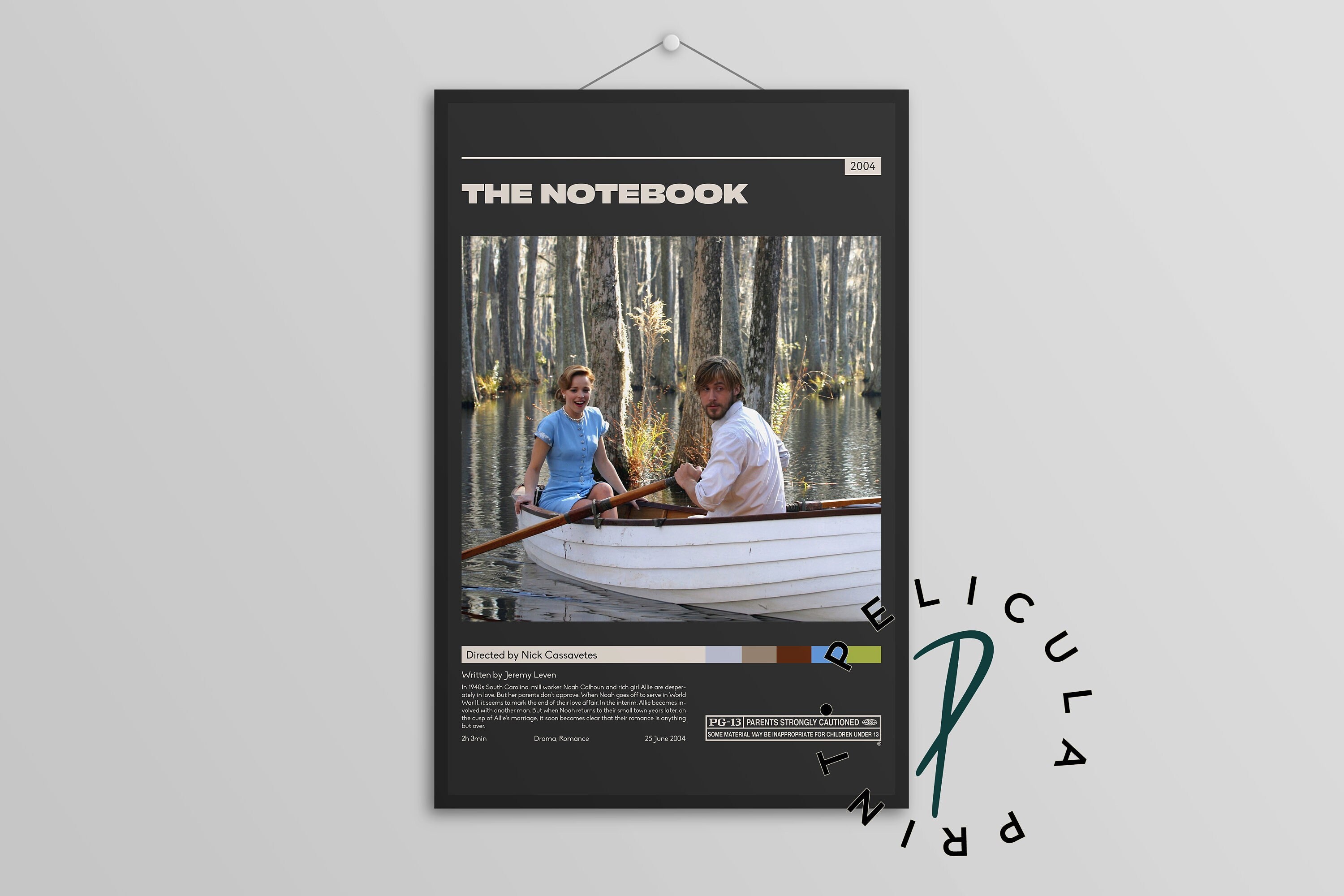 The Notebook Poster, Nick Cassavetes | Minimalist Movie Poster sold by ...