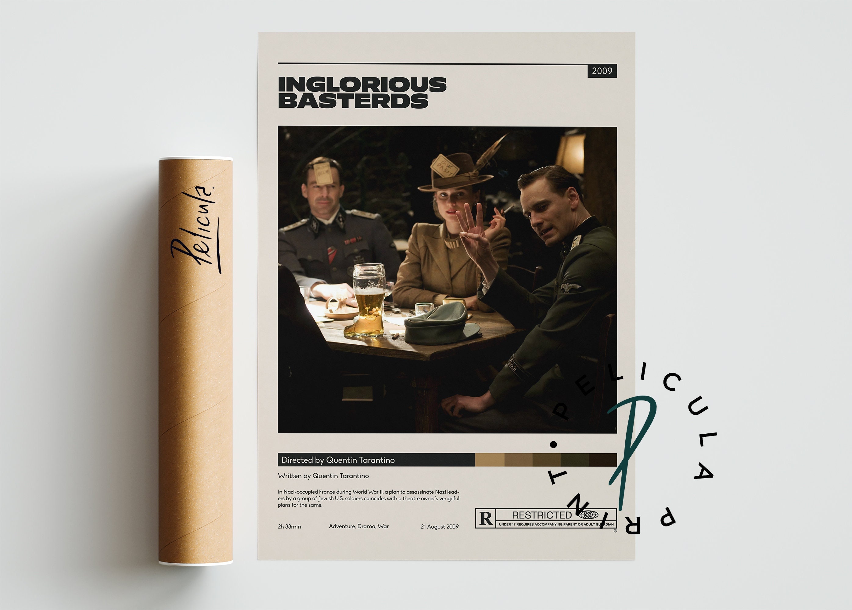 Inglourious Basterds Minimalist Poster