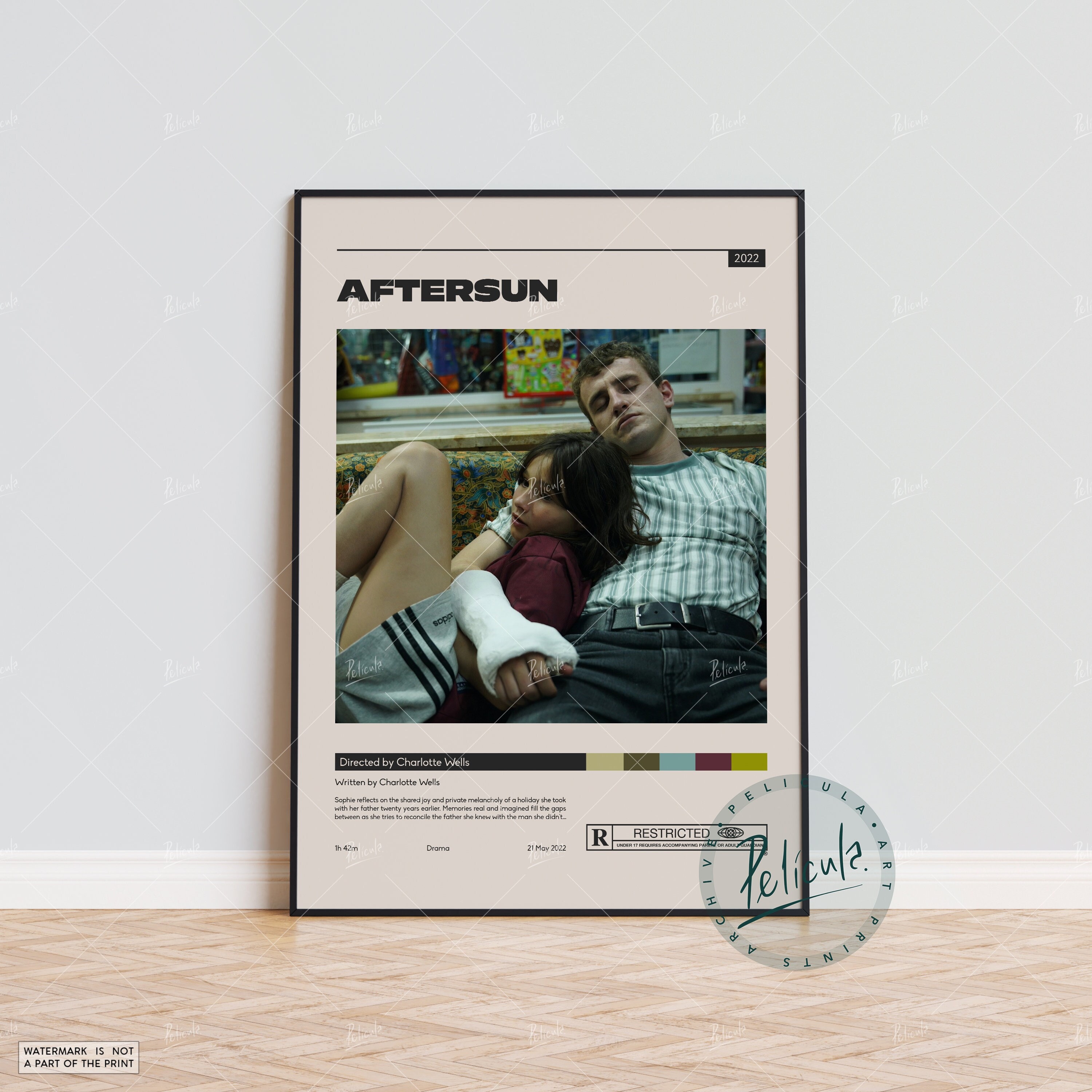 Aftersun Poster | Charlotte Wells | Minimalist Movie Poster sold by ...