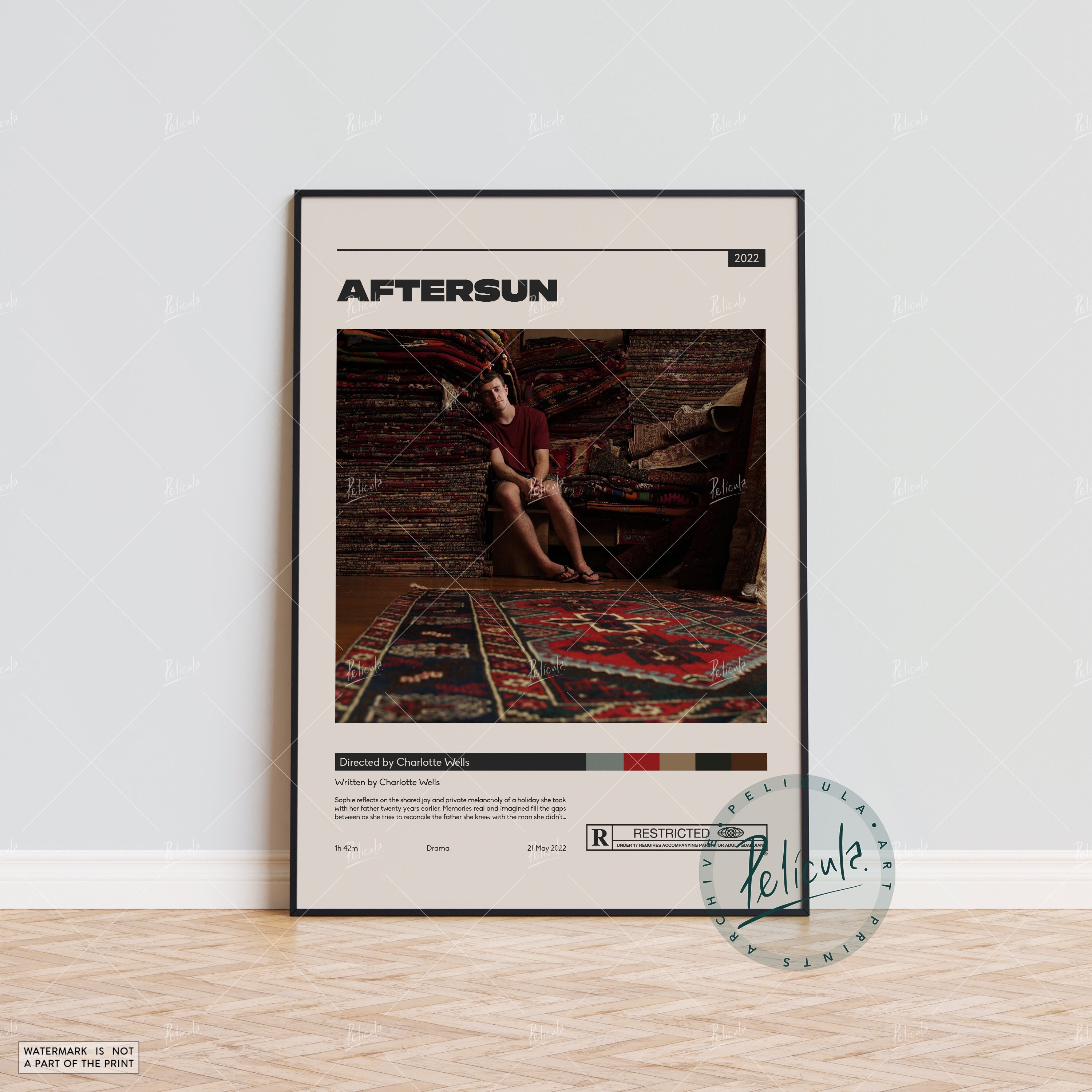 Aftersun Poster | Charlotte Wells | Minimalist Movie Poster sold by ...