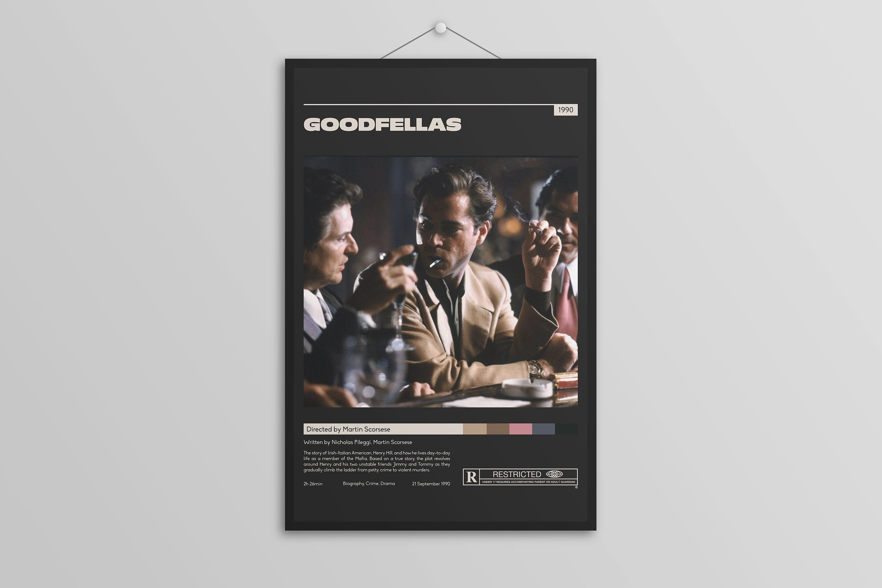 Goodfellas | Martin Scorsese | Minimalist Movie Poster | Vintage Retro ...