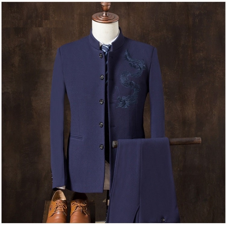 Chinese Long Tunic Men - Etsy