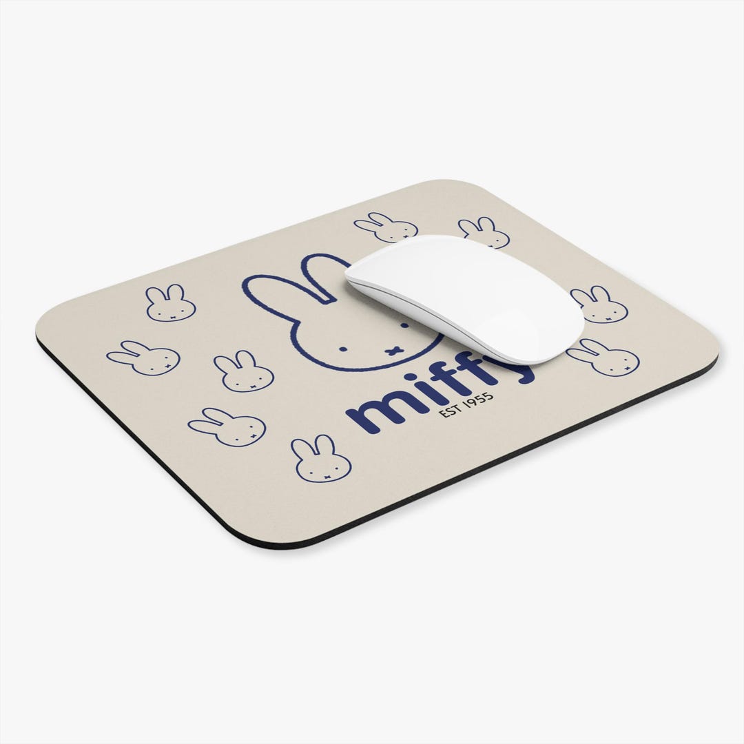 Miffy Mouse Pad - Etsy