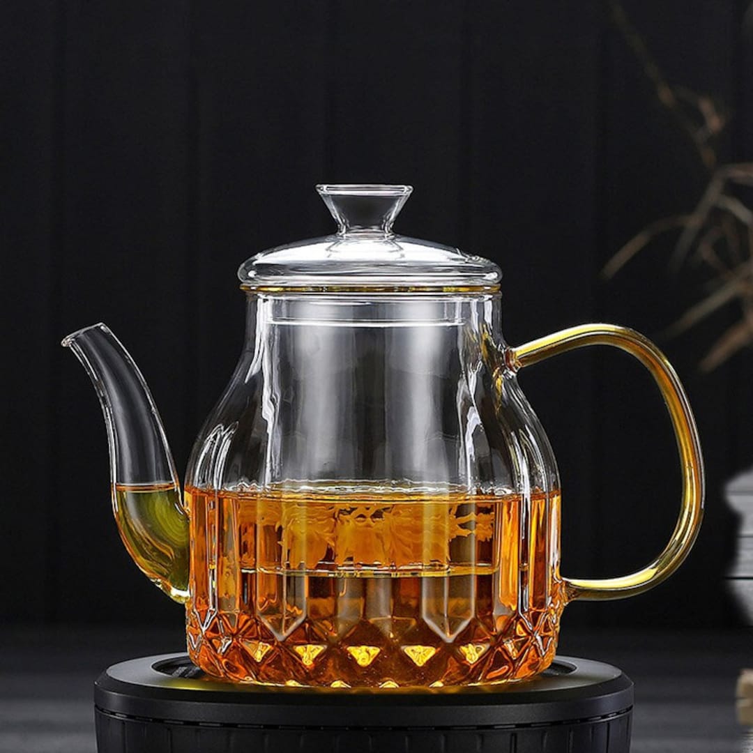 Large Capacity Glass Teapottea Cup and Saucer Settea Party Sethigh ...