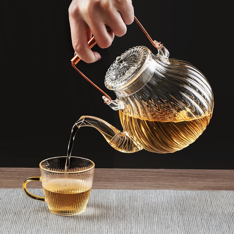 Glass Teapotboiled Teapot Glass Teapot Teacup Set High - Etsy