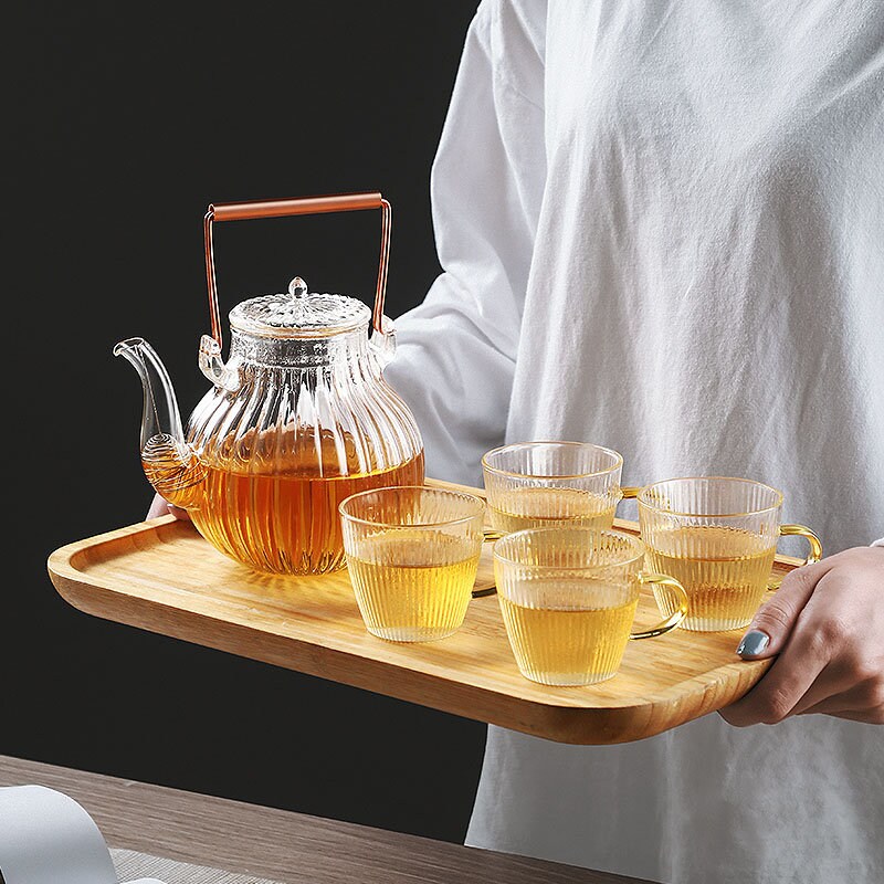 Glass Teapotboiled Teapot Glass Teapot Teacup Set High - Etsy