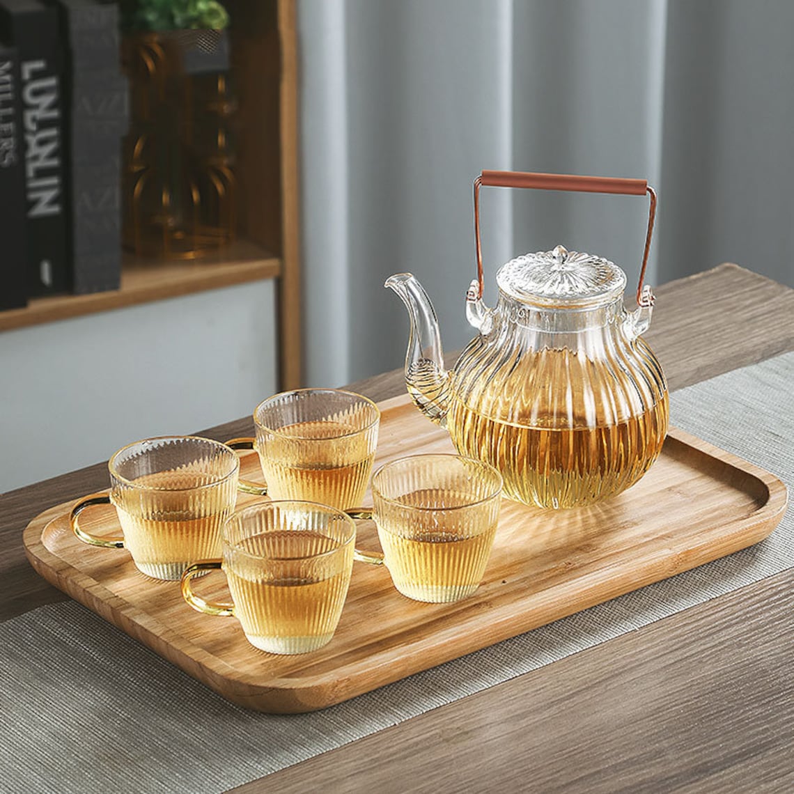 Glass Teapotboiled Teapot Glass Teapot Teacup Set High - Etsy