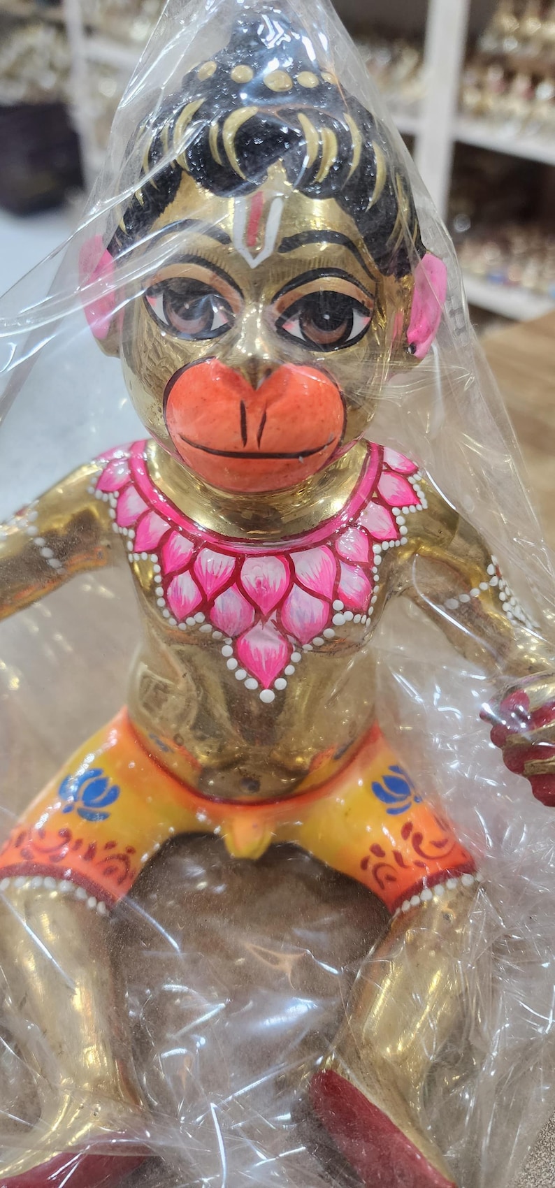 6inch/16cm Hanuman Statue in Laddu Gopal Sitting Form , Beautifull ...