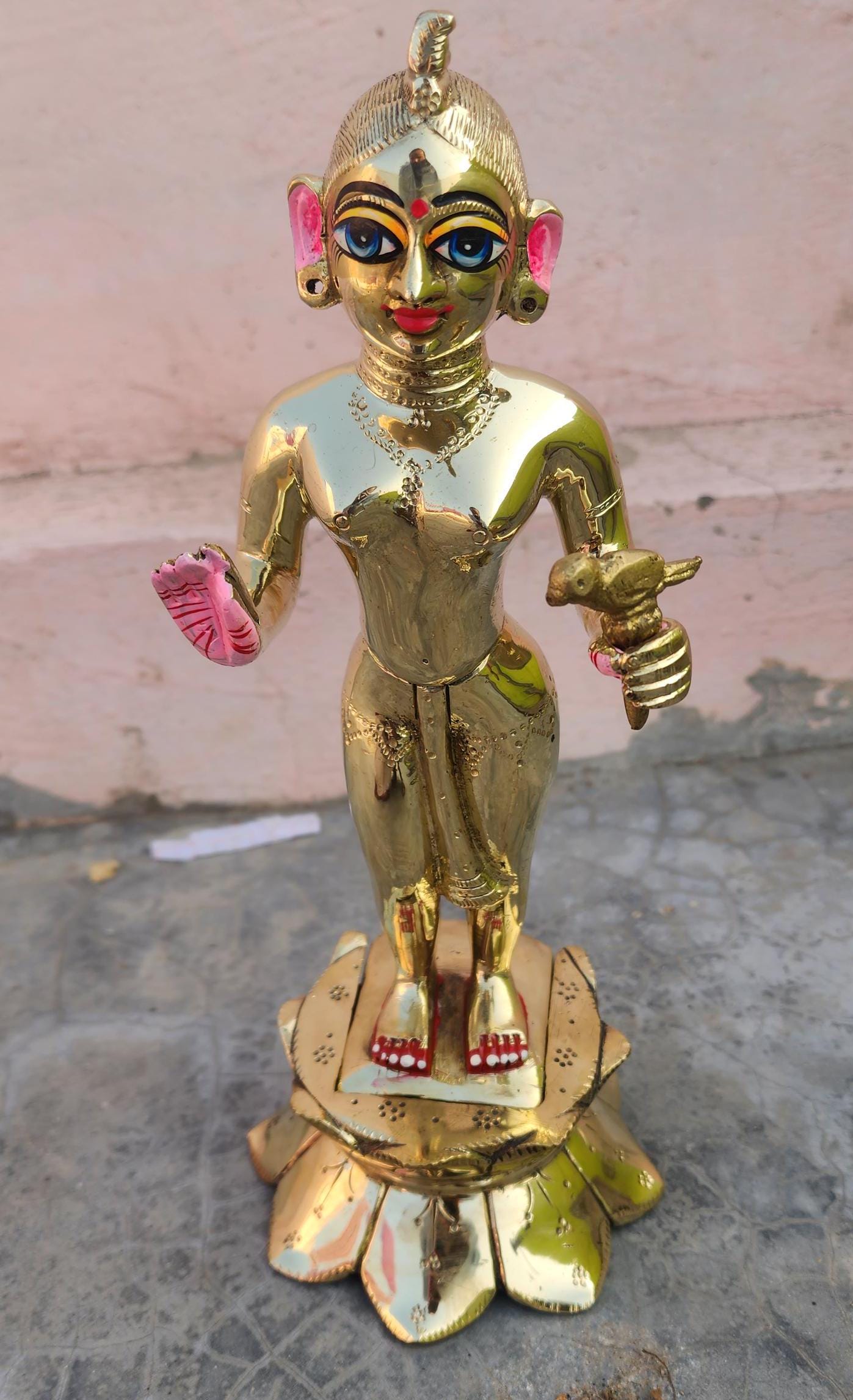 12inch Vrinda Devi , Tulsi Devi , Solid Statue From Holy Vrindavan Dham ...