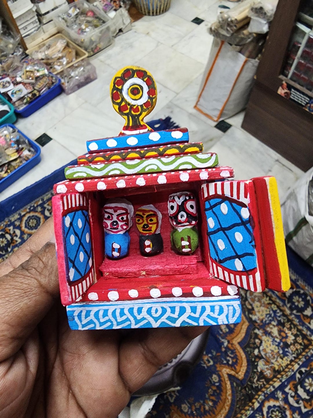 Wooden Jagannath Rath Yatara Show Piece , Symbol of Jagannath Rath in ...
