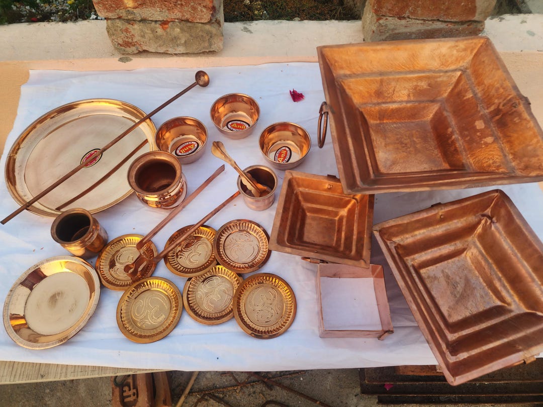 Pure Copper Agnihotra Kit , Yagya , Havan Kit Available in All Size ...