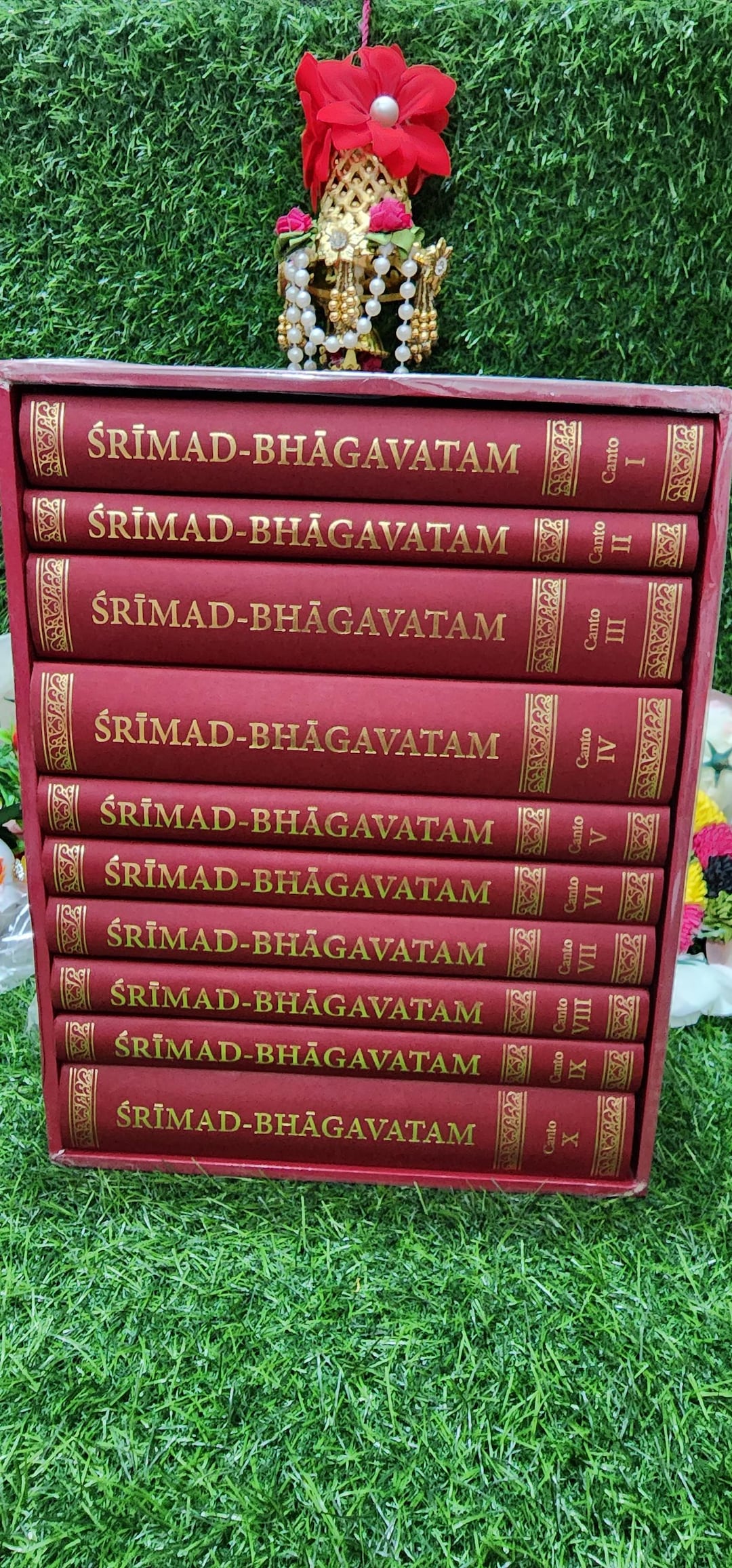 Iskcon Bhagvatam Set , Canto 1-10 , 10 Books Come From Holy Vrindavan ...